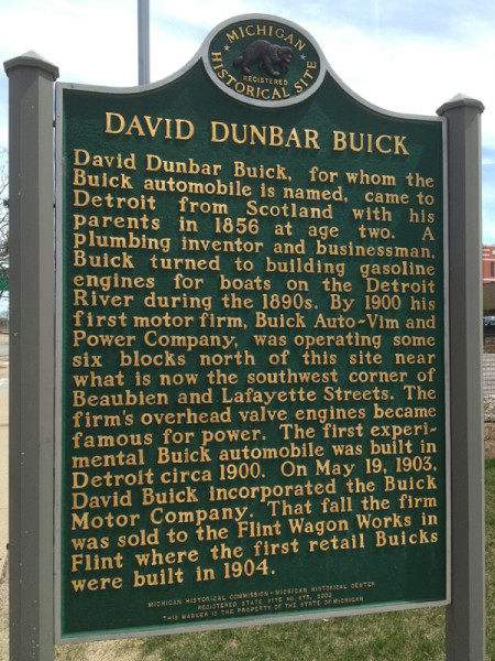 David Dunbar Buick incorporated the Buick Motor Company on May 1 - V8 ...